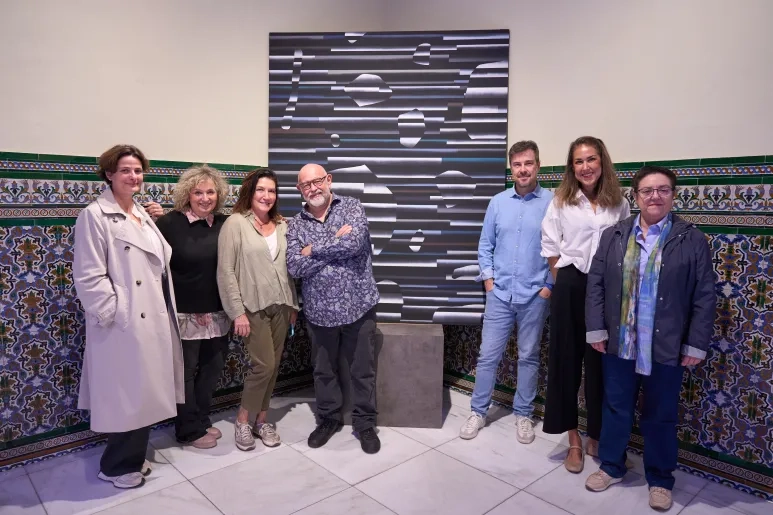 El artista José Ramón Magallón, ganador de la V edición del concurso ...